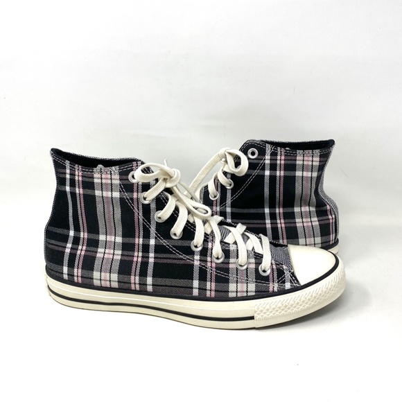 Converse | Shoes | Converse All Star Chuck Taylor High Top Plaid Canvas ...